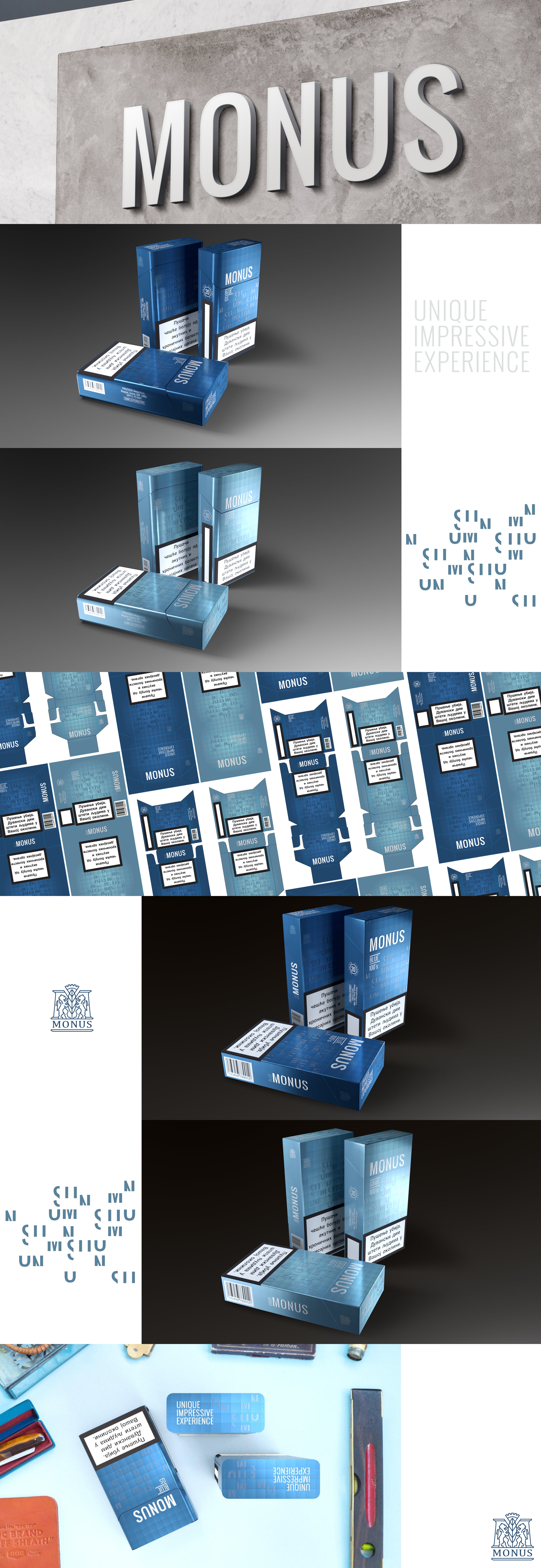 MONUS CIGARETTES - All About Agency / Art direction / Branding / Design